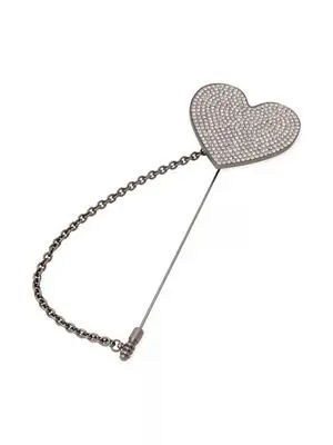 Moschino Heart-shape Brooch