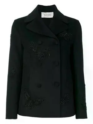 Valentino Garavani Embellished Coats For Women