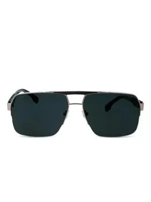 BOSS Aviator Sunglasses - Silver