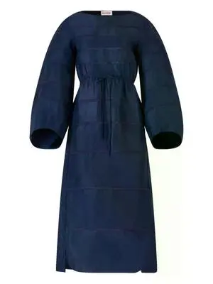 Rosie Assoulin Drawstring Midi Dress - Blue