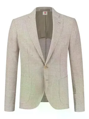 LUIGI BORRELLI Single-breasted Blazer - Neutrals