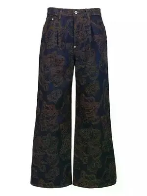 Kenzo Embroidered Jeans For Men