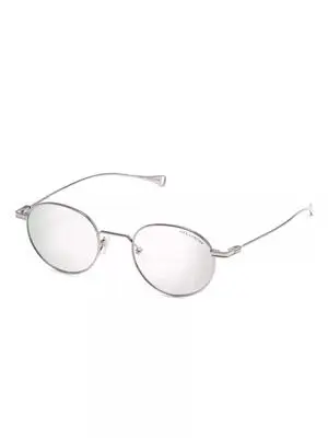 Dita Lancier Round-frame Glasses - Silver