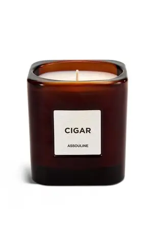 Assouline Library Candle: Cigar - Neutral