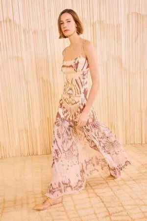 Ulla Johnson Marisol Drop Waist Gown - Moonstone