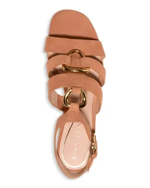 Cole Haan Lyanna Sandal - Dark Caramel Suede