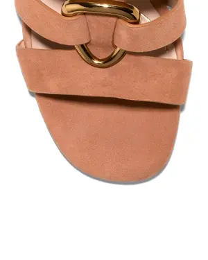 Cole Haan Lyanna Sandal - Dark Caramel Suede
