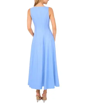 Ted Baker London Sleeveless V-neck Pleated Maxi Dress - Hydrangea