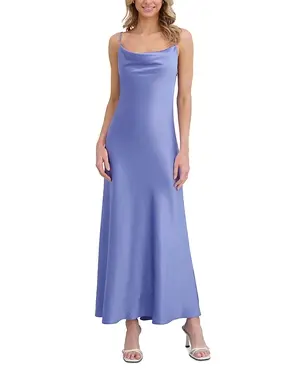 Ted Baker London Draped Maxi Slip Dress - Hydrangea
