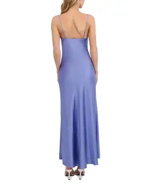 Ted Baker London Draped Maxi Slip Dress - Hydrangea