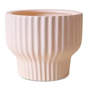 JUNGLE CLUB Presley Pedestal Pot - Pink