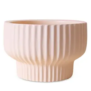 JUNGLE CLUB Presley Pedestal Pot - Pink