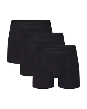 SKIMS Stretch 3 Boxer Briefs, 3 Pack - Obsidian