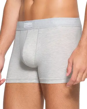 SKIMS Stretch Cotton 3 Boxer Briefs, 3-pack - Heather Multi