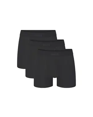 SKIMS Stretch Cotton 3 Boxer Briefs, 3-pack - Heather Multi