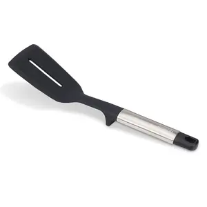 JOSEPH JOSEPH Elevate Silicone Slotted Turner With Integrated Tool Rest - Black