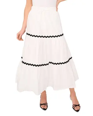 CECE DUPRAZ Tiered Cotton Skirt
