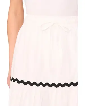CECE DUPRAZ Tiered Cotton Skirt