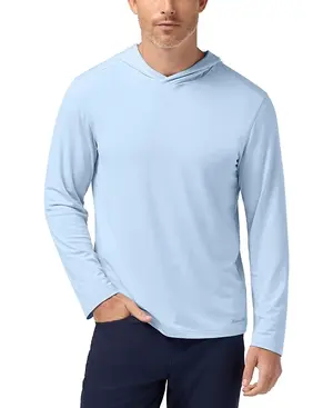 Mizzen+main Knox Long Sleeve Hoodie - Cloud Blue Regular