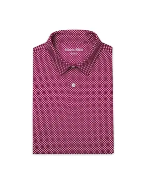 Mizzen+main Halyard Short Sleeve Polo - Dark Pink