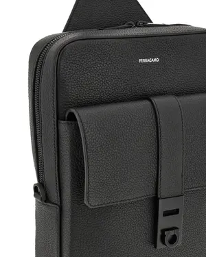 FERRAGAMO Twins Crossbody Bag - Nero
