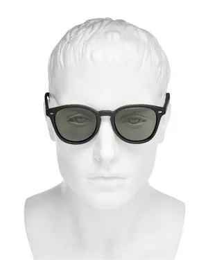 Le Specs Bandwagon 51mm Round Frame Sunglasses