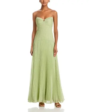 AMUR Saylor Pleated Gown - Stem
