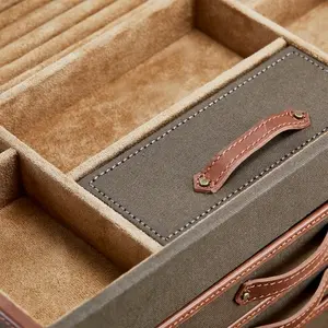 Wolf Ida Trunk Jewellery Box - Khakl