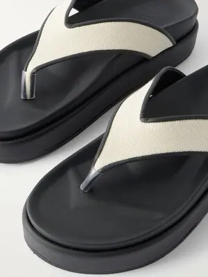 ANCIENT GREEK SANDALS Charys Flatform Canvas Sandals