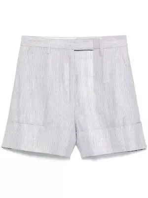 Thom Browne Light Wash Shorts For Women