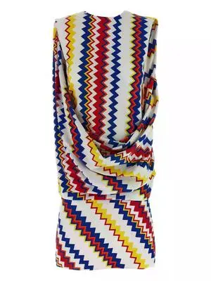 Missoni Peplos Dress - White