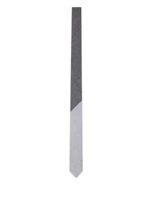 Thom Browne University Stripe Necktie - Grey