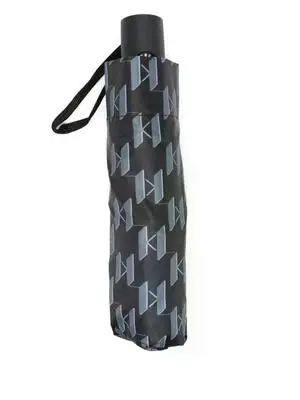 Karl Lagerfeld Logo-print Umbrella - Black