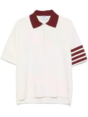 Thom Browne 4-bar Striped Polo Shirt