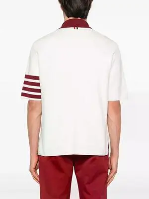 Thom Browne 4-bar Striped Polo Shirt