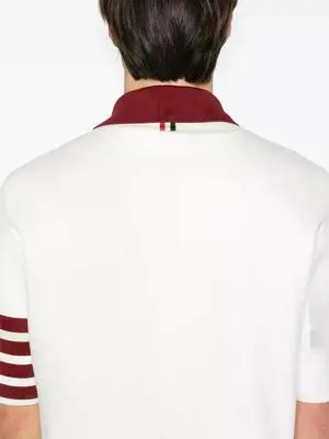 Thom Browne 4-bar Striped Polo Shirt
