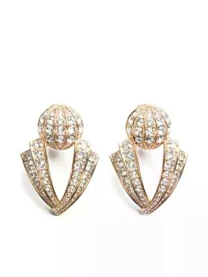 Valentino Garavani Poetique Des Gouttes Clip-on Earrings - Gold