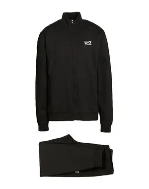 EA7 Tracksuit Size Cotton, Elastane - Black