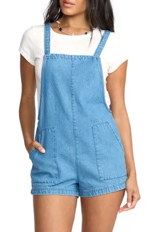 BILLABONG Denim Shortalls - Salt Washed