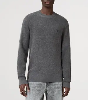 ALLSAINTS Organic Cotton-wool Aspen Sweater - Grey