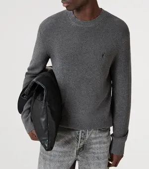 ALLSAINTS Organic Cotton-wool Aspen Sweater - Grey