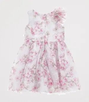 Monnalisa Tulle Flower Dress