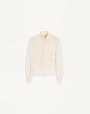 Valentino Garavani Organdis Shirt With Lace Inserts