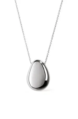 ANA LUISA Pebble Pendant Necklace - Silver