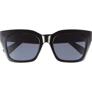 Bp. Chunky Cat Eye Sunglasses - Black