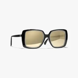 Chanel Square Sunglasses Black