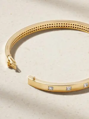 Ileana Makri 18-karat Diamond Bangle