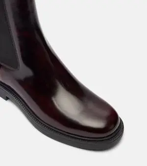 TOD'S Leather Ankle Chelsea Boots