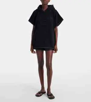 Balmain Couture Cotton Terry Beach Cover-up