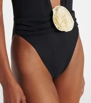 SAME Floral-appliqué Swimsuit